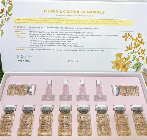 Stayve Citron & Calendula Ampoule kit - My Beauty and Glow Cosmetics